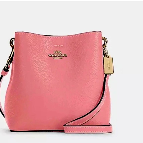 Coach | Bags | Coach Pink Mini Bucket Bag | Poshmark